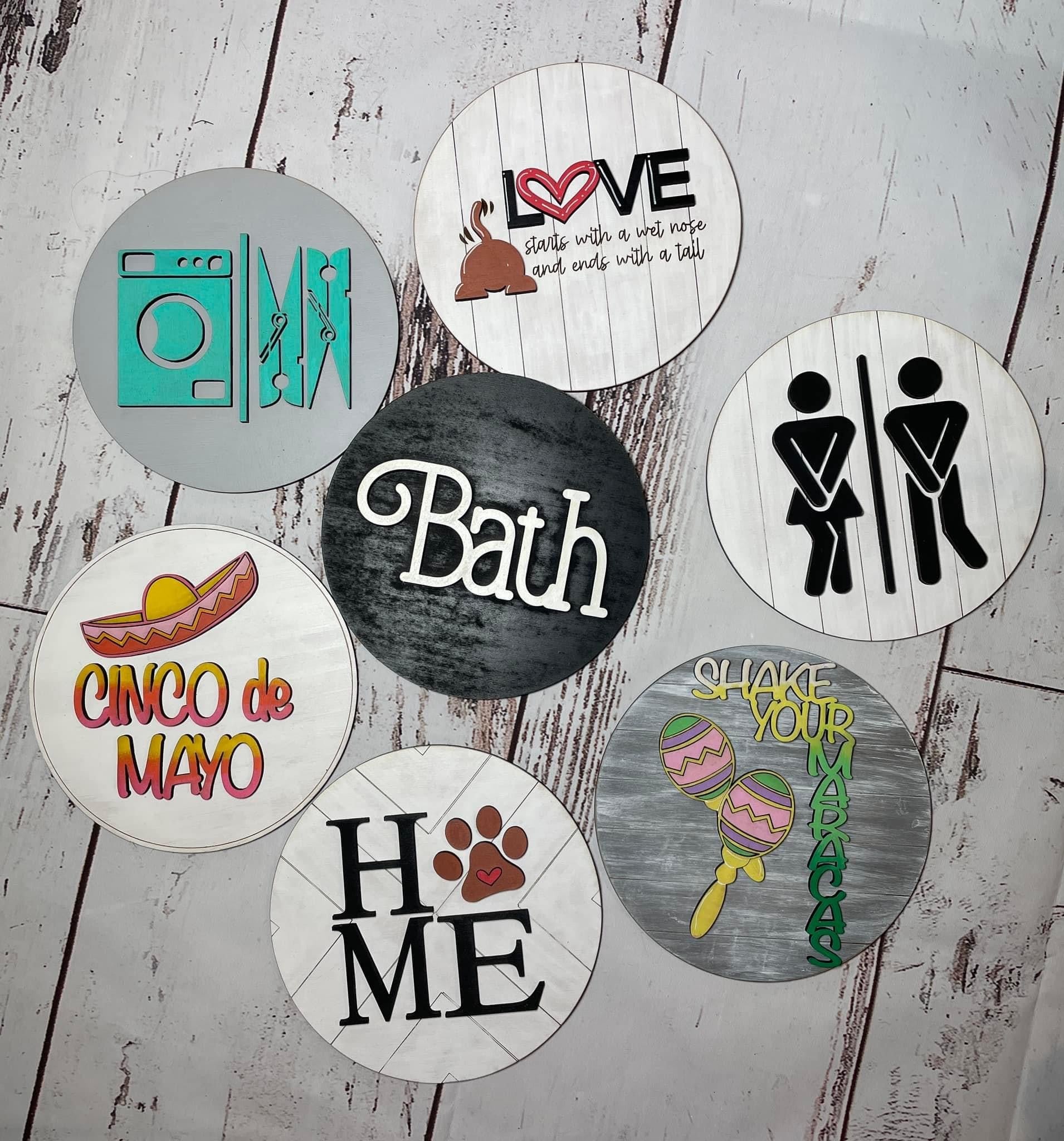 Round interchangeable inserts – the wildflower highland