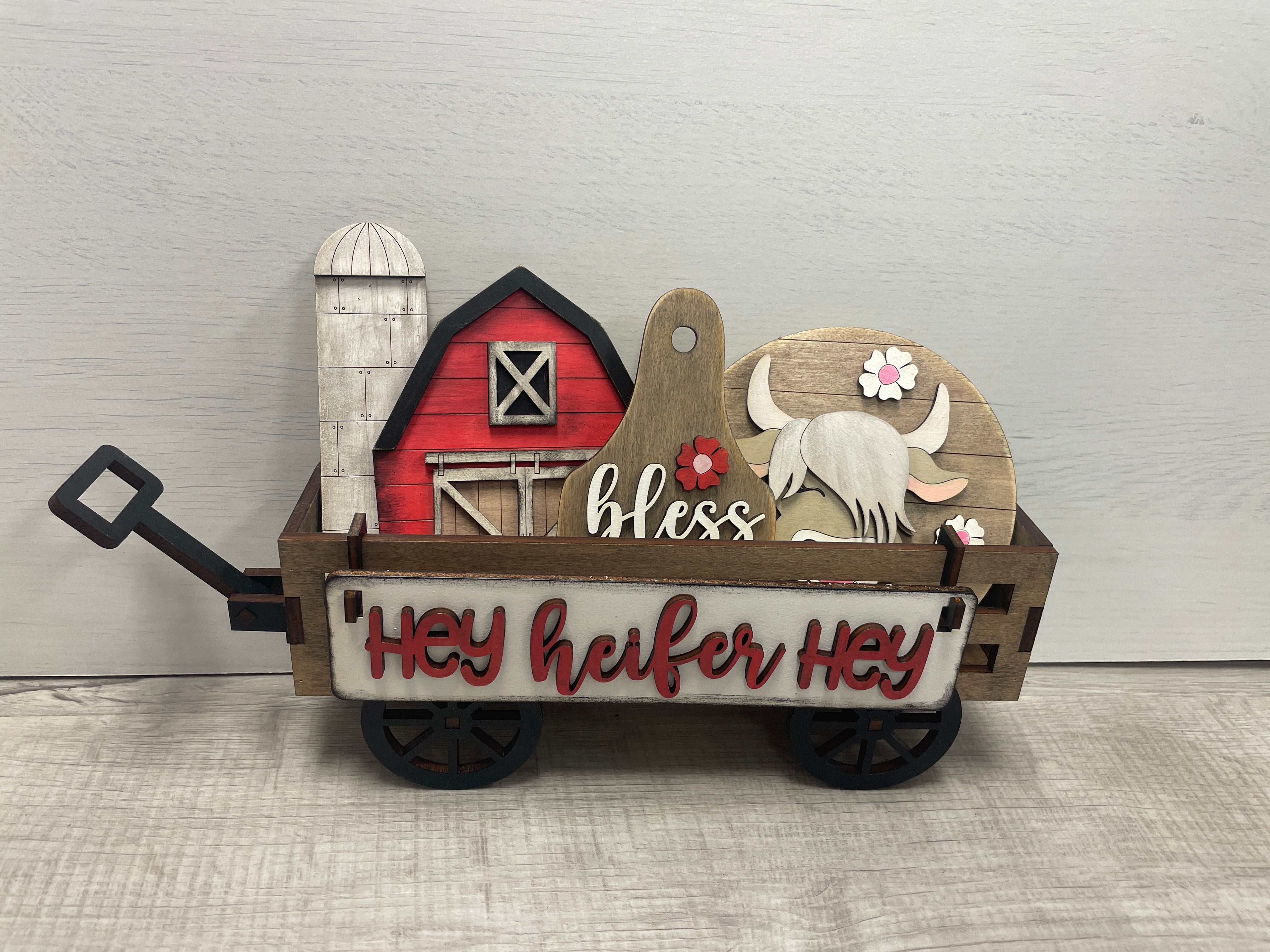 Hey heifer hey interchangeable insert set for wagon/shelf – the ...